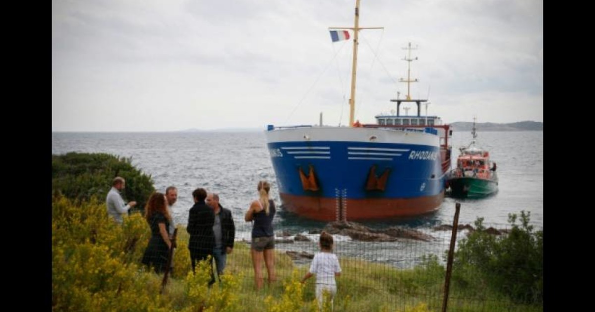 Échouage du Rhodanus à Bunifaziu : la ministre Elisabeth Borne se veut ...