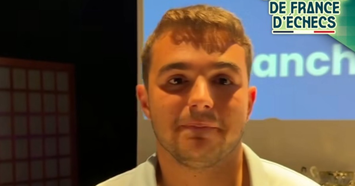 Marc'Andria Maurizzi sacré champion de France d'échecs à seulement 18 ans