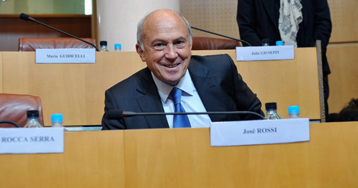 Résolution prioritaire de l'Assemblée de Corse : la réaction de José Rossi