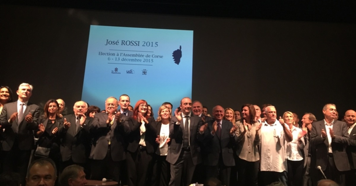 Territoriales : José Rossi a présenté sa liste
