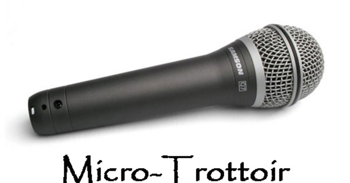 Micro-trottoir - Emission sur Alta Frequenza